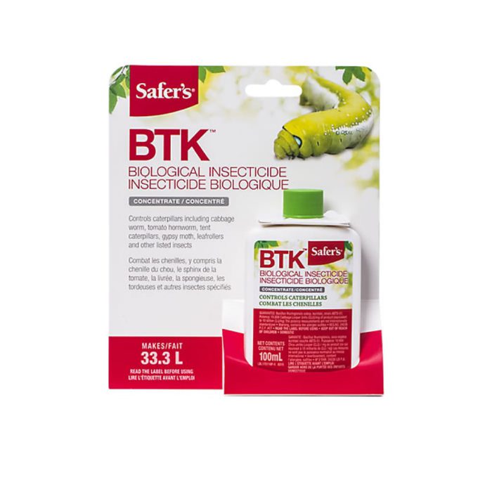 Safer's® BTK Biological Insecticide Concentrate 100mL - TERRA Greenhouses