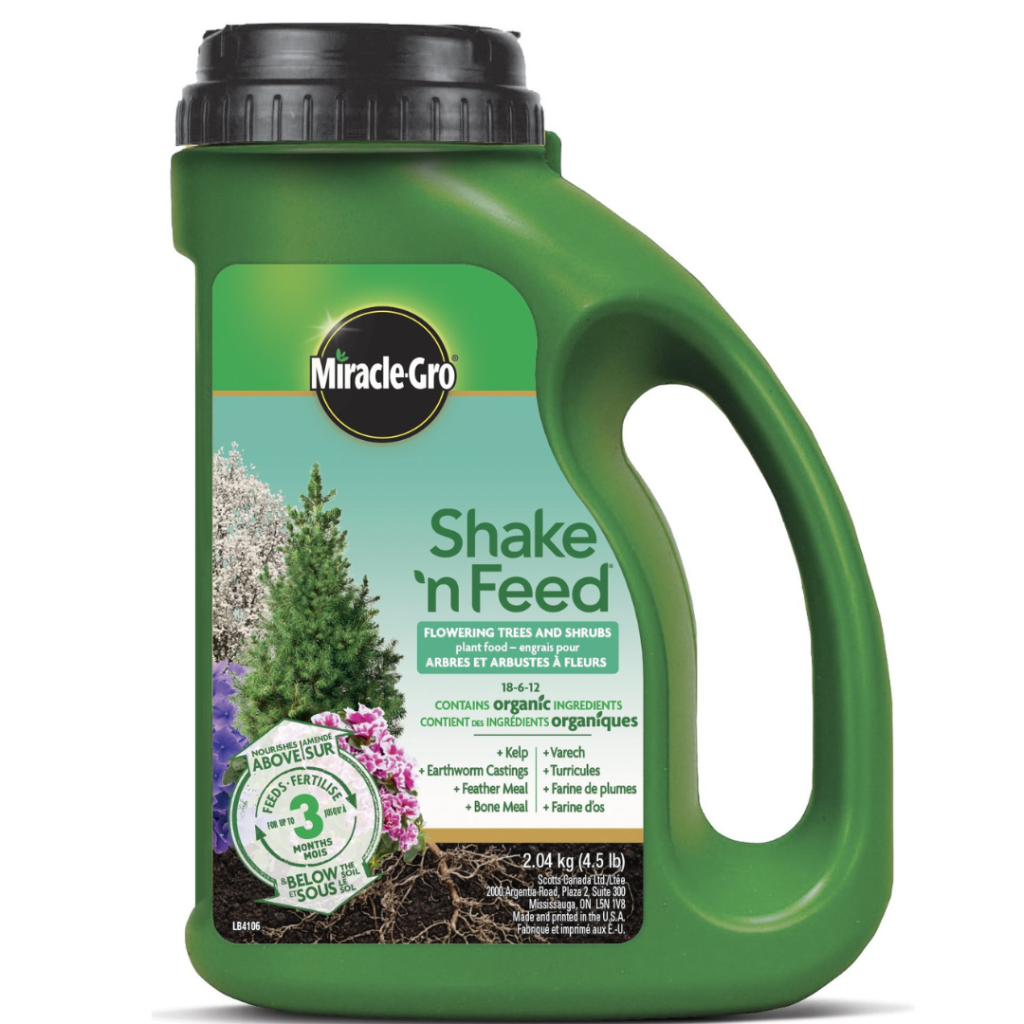 Miracle-Gro® Shake ’n Feed® Flowering Trees & Shrubs Plant Food 18-6-12 ...