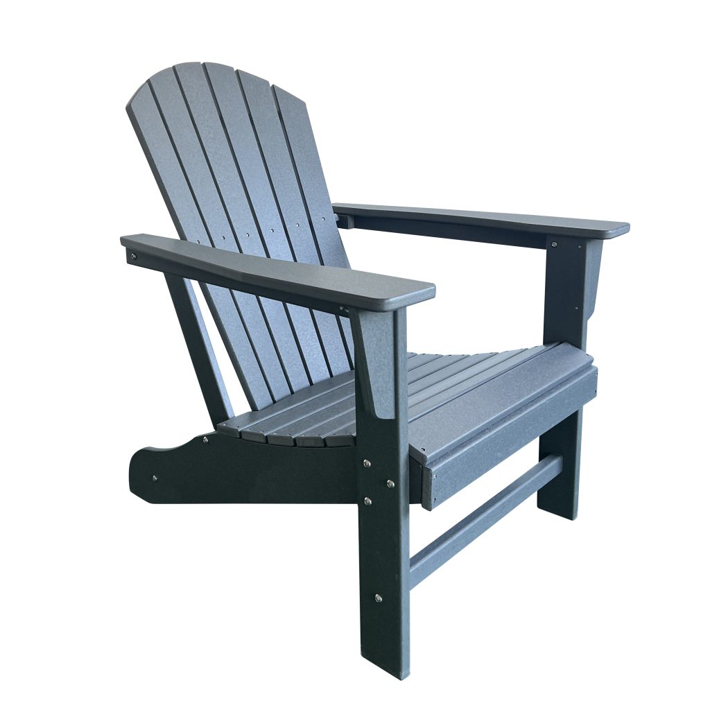 Polywood Adirondack Chair - Grey - TERRA Greenhouses
